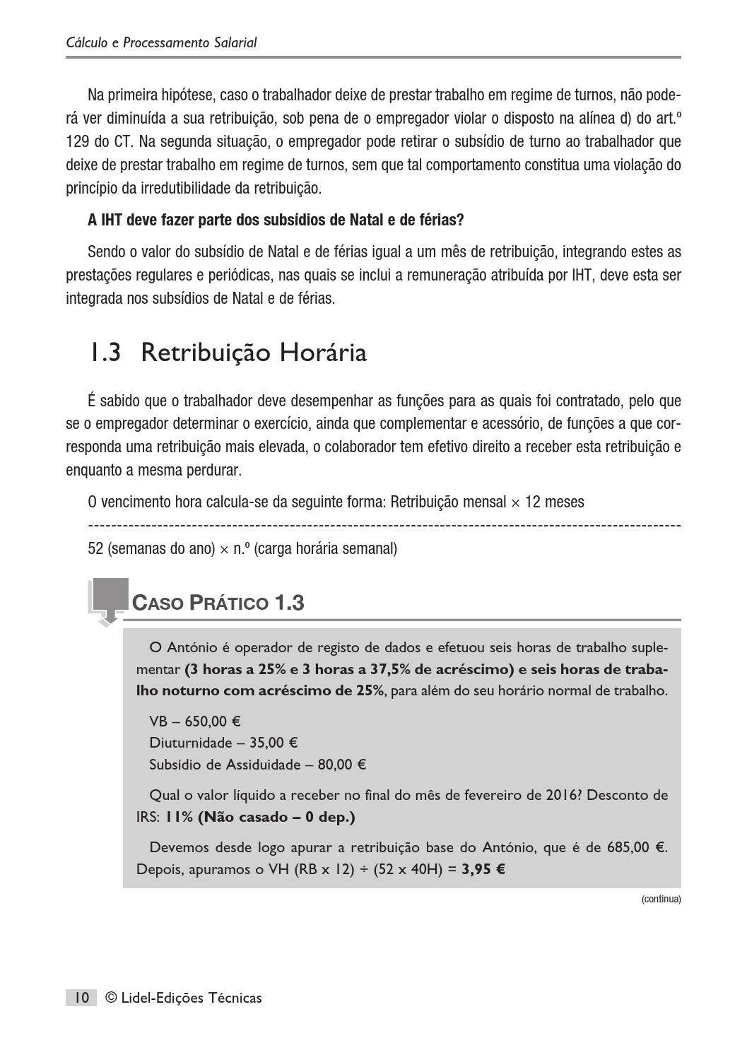 Cálculo e Processamento Salarial (4ª ed.) by Grupo Lidel - Issuu