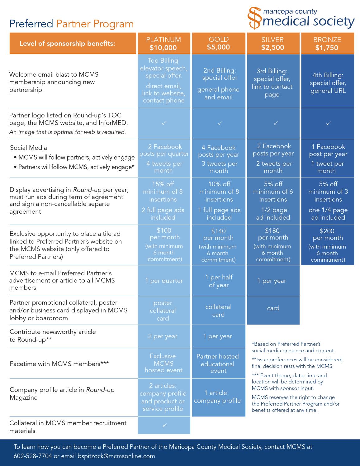 Preferred Partner Program - Detailed Flyer 2016 by Maricopa County ...