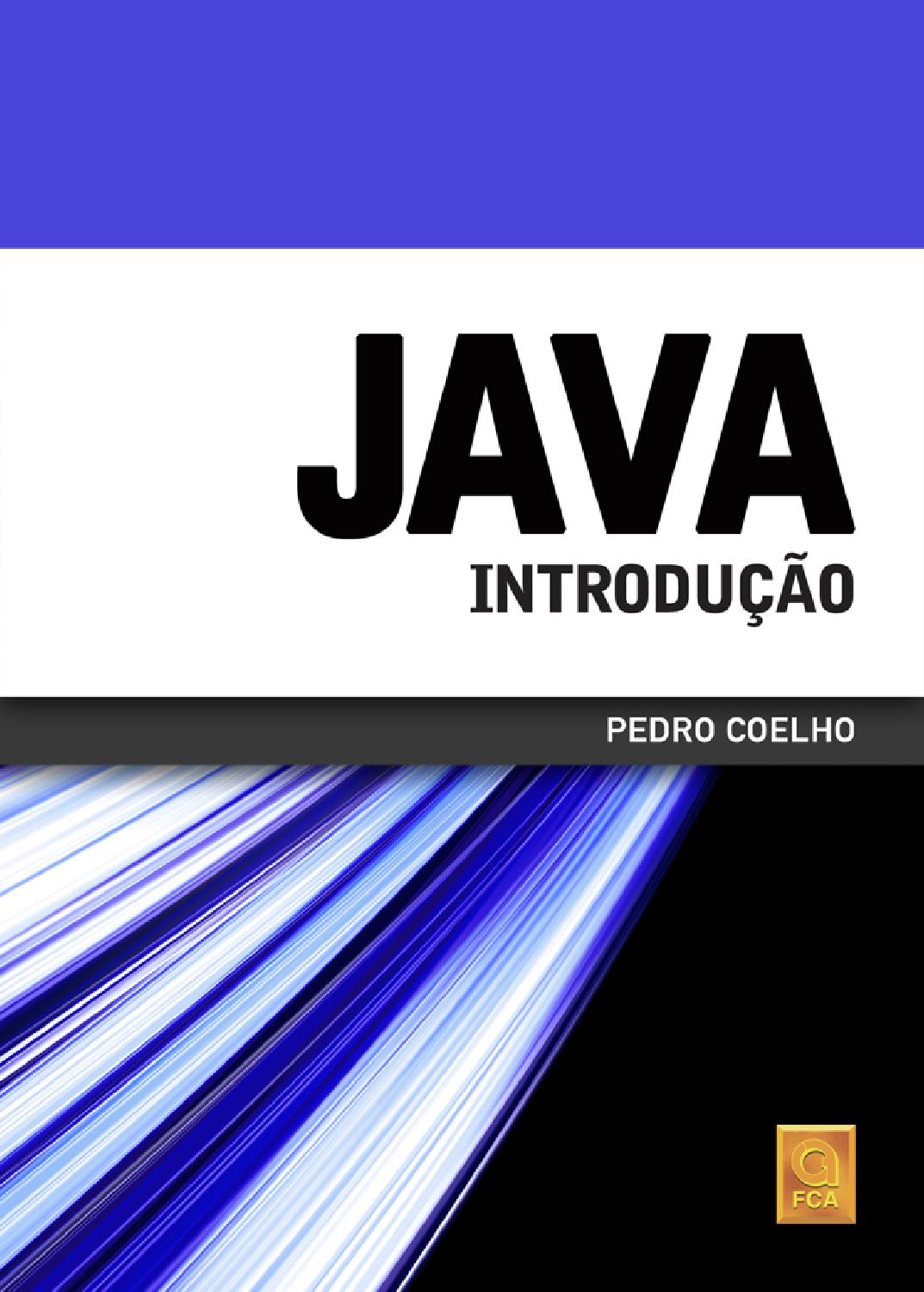 JAVA - Introdução (eBook) by Grupo Lidel - Issuu