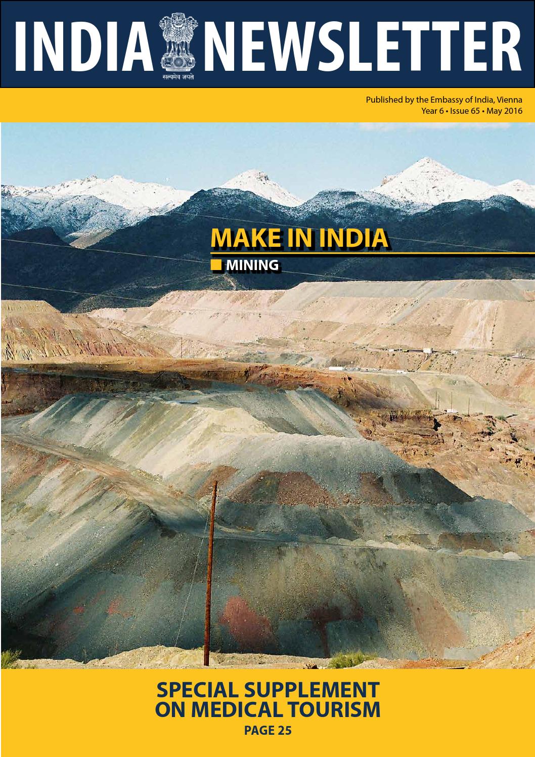 India Newsletter 05 2016 by Indian Embassy Vienna - Issuu