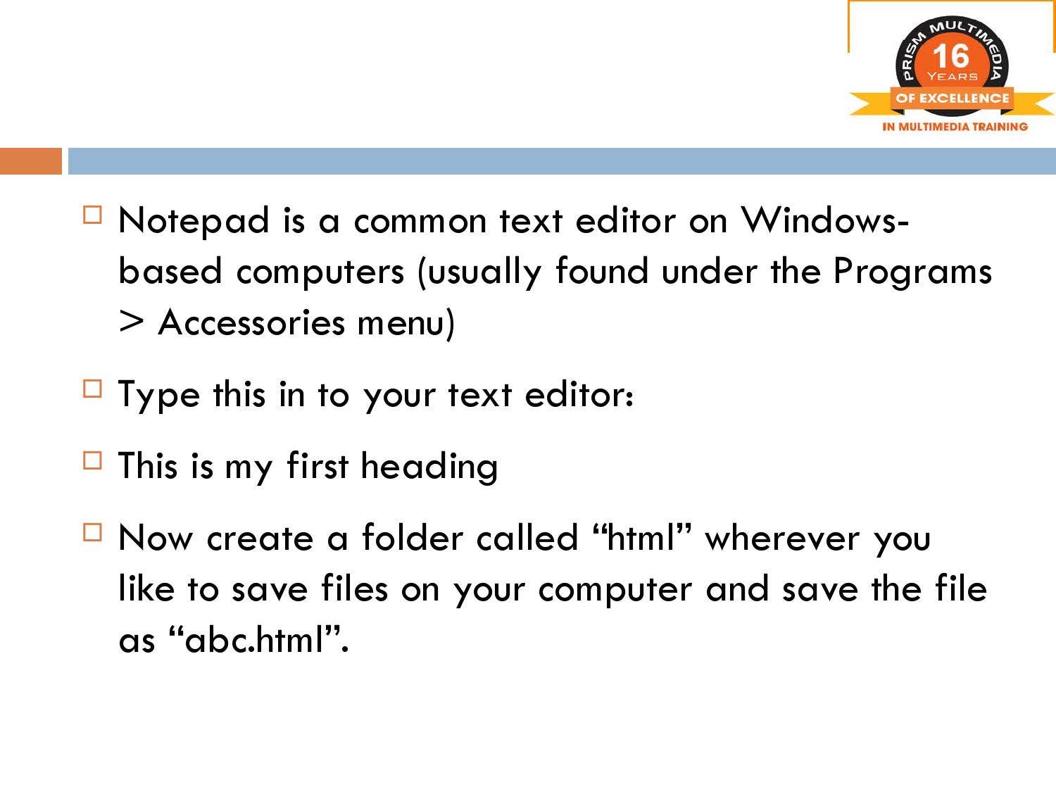 Introduction to html5, html5 basics, html5 introduction, html5 ...
