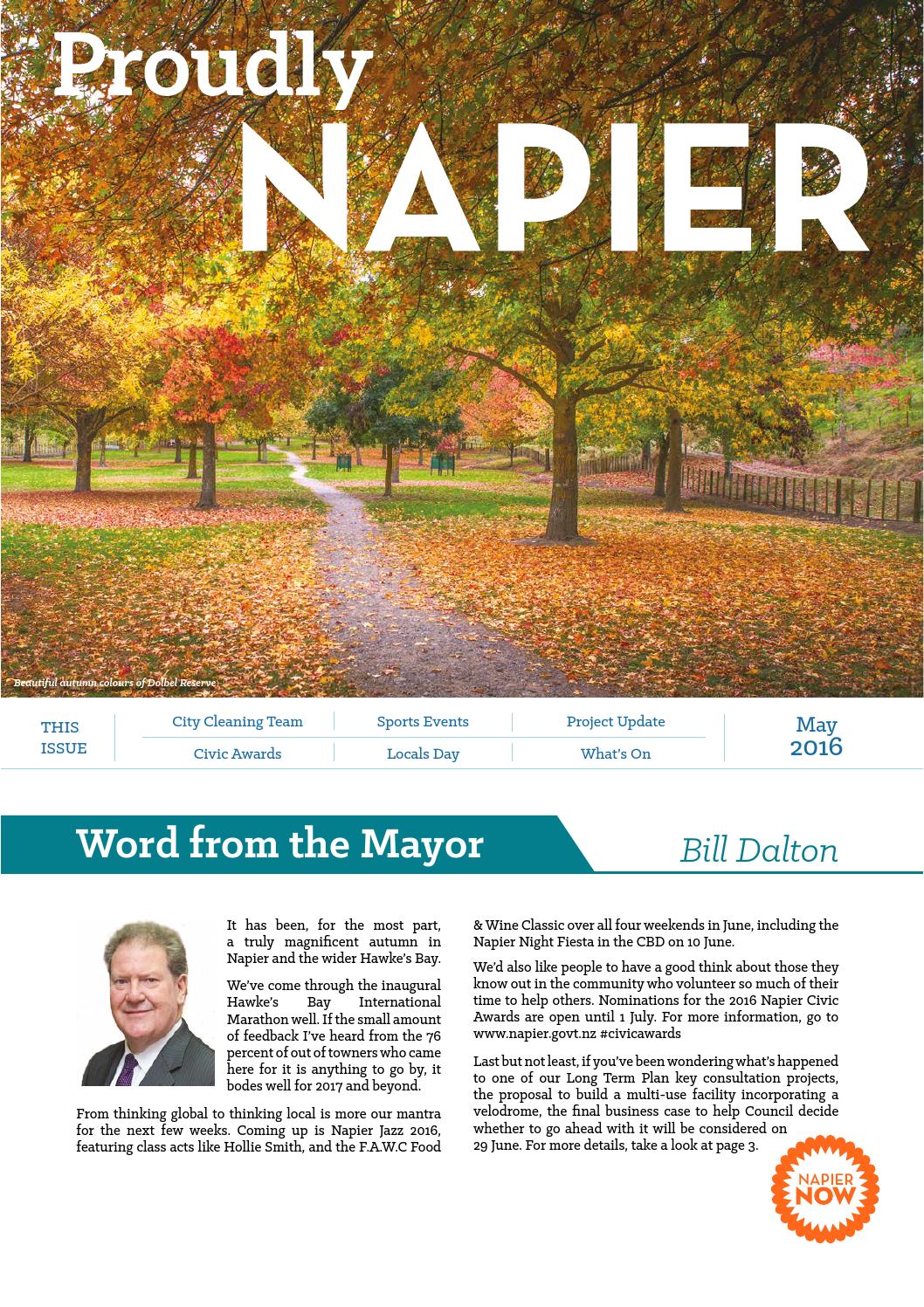 Proudly Napier May 2016 by Napier City Council - Issuu