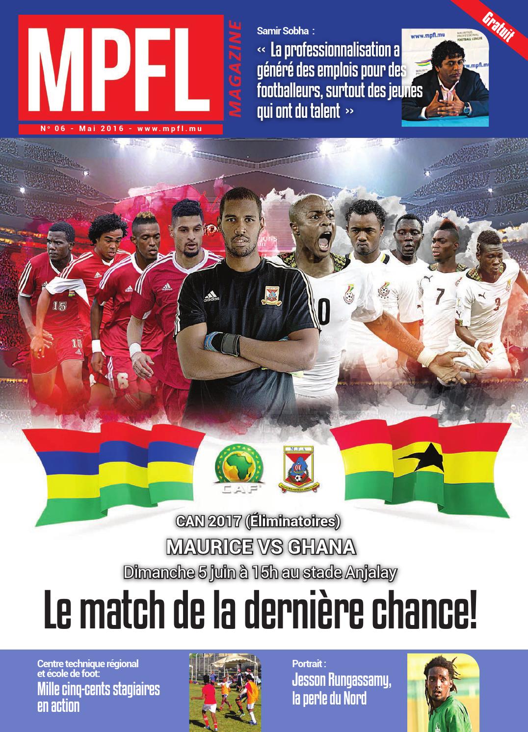 mpfl.mu - MPFL Magazine No.6 by Mauritius Professional Football League ...