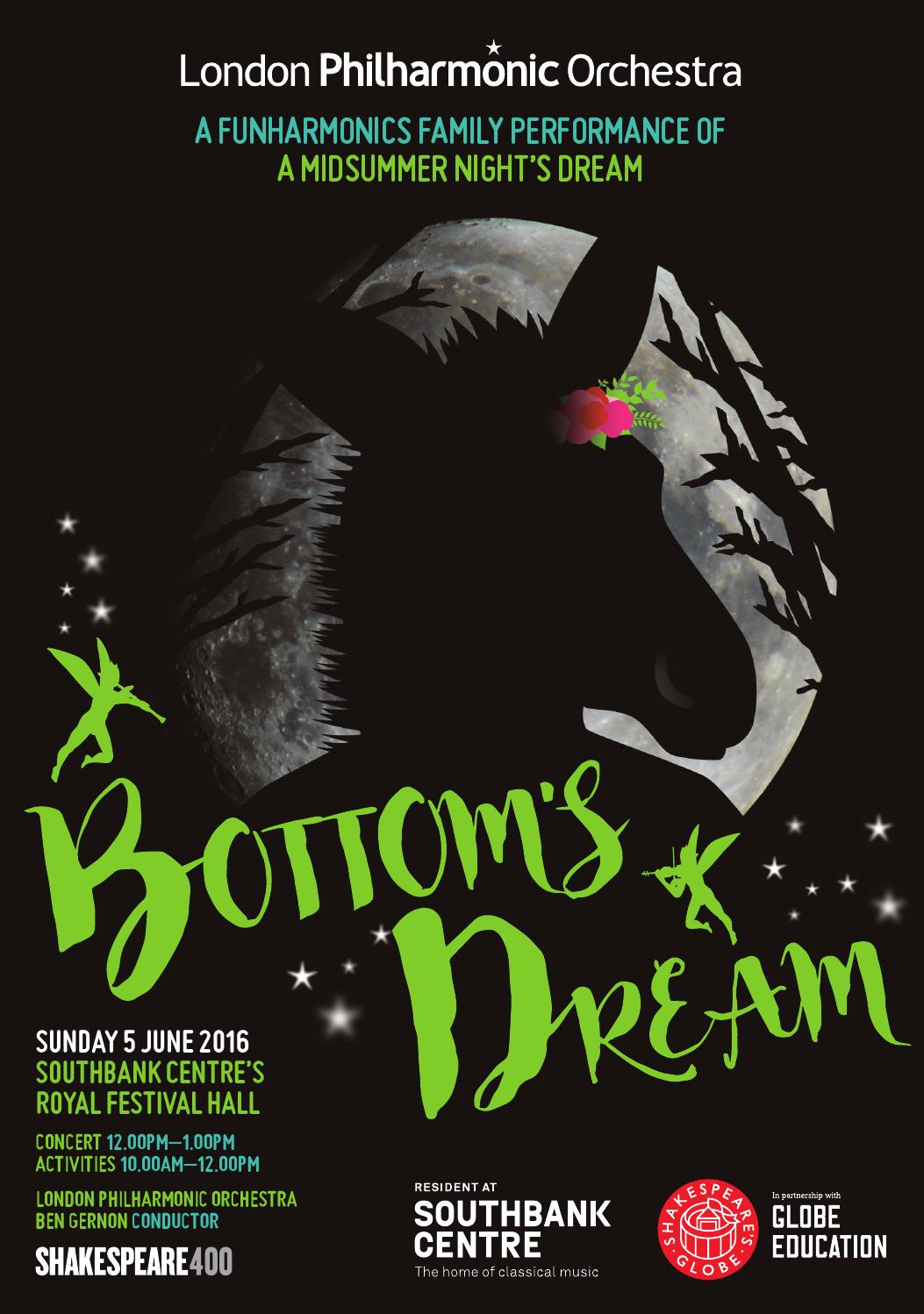 London Philharmonic Orchestra FUNharmonics activity sheet: Bottom's Dream, 5 June 2016 by London ...