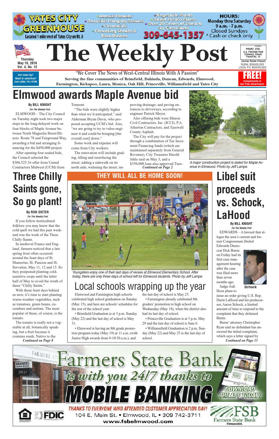 The Weekly Post 5/19/16 by The Weekly Post - Issuu