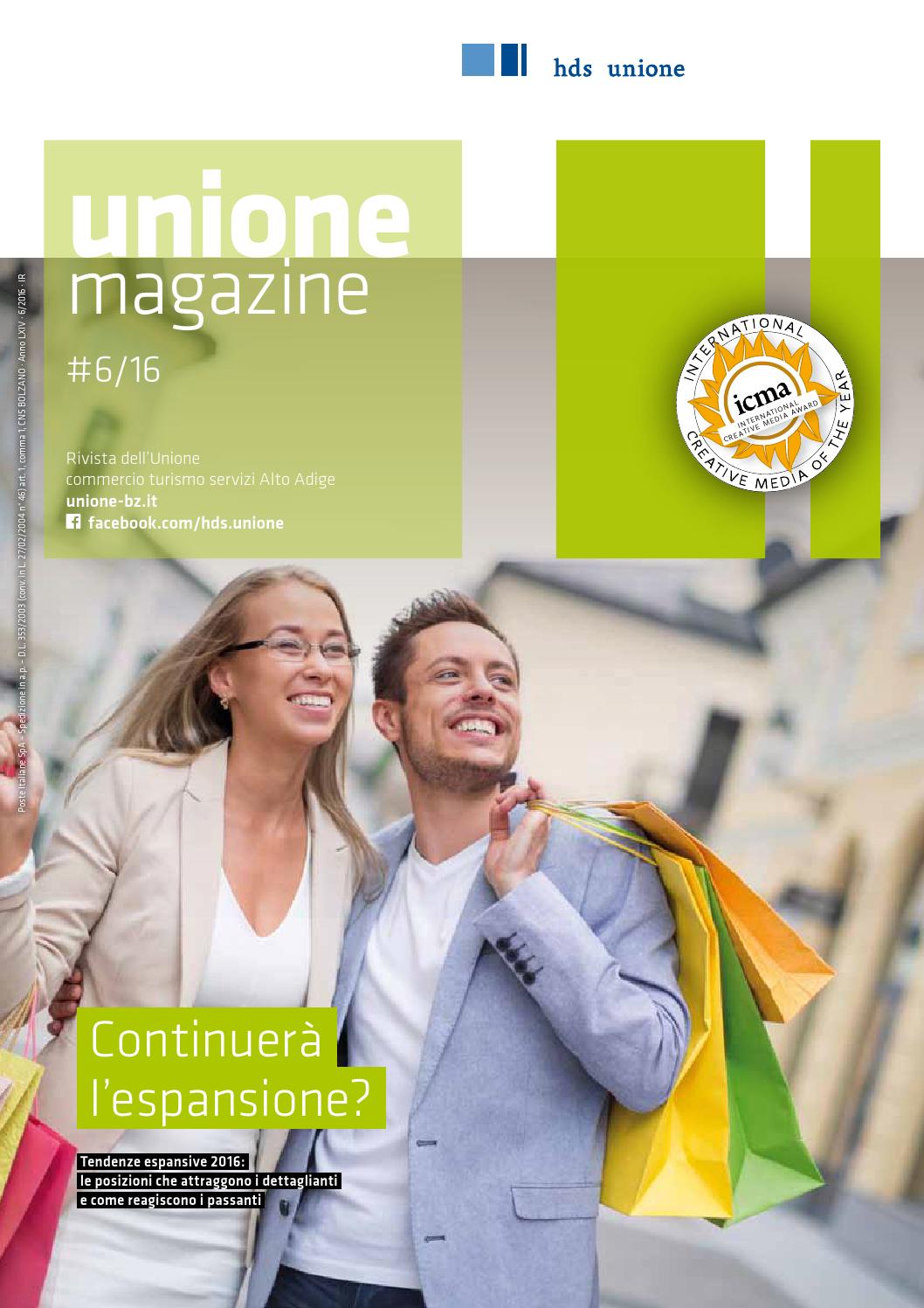 unione magazine 6/16: Continuerà l'espansione? by hds unione - Issuu