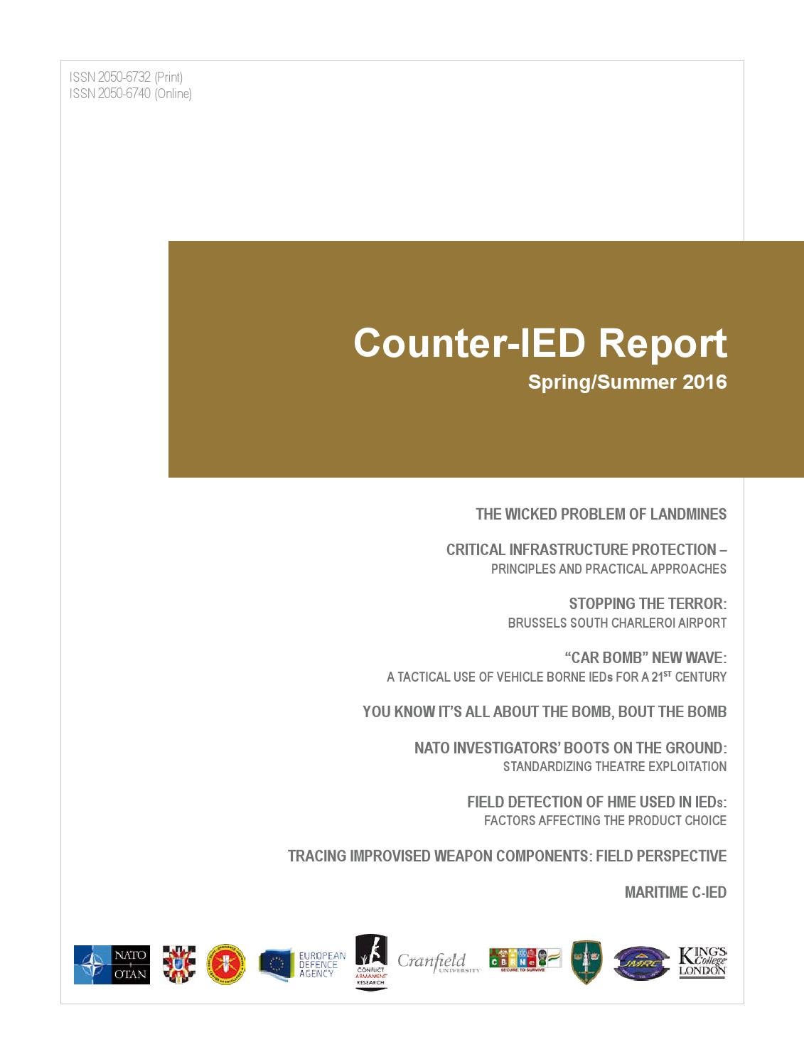 Counter-IED Report Spring/Summer 2016 - preview edition by Delta ...
