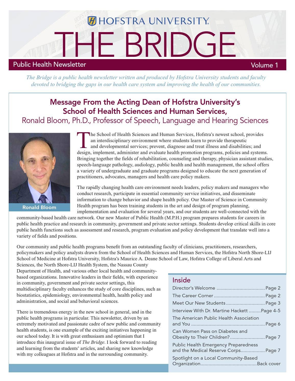 The Bridge - Fall 2012 by Hofstra University - Issuu