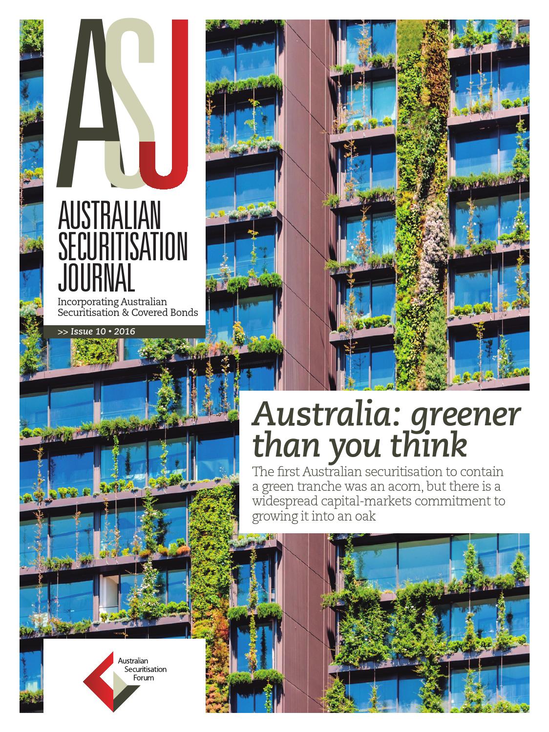 ASJ Issue 10 (June 2016) by Australian Securitisation Forum ASJ - Issuu
