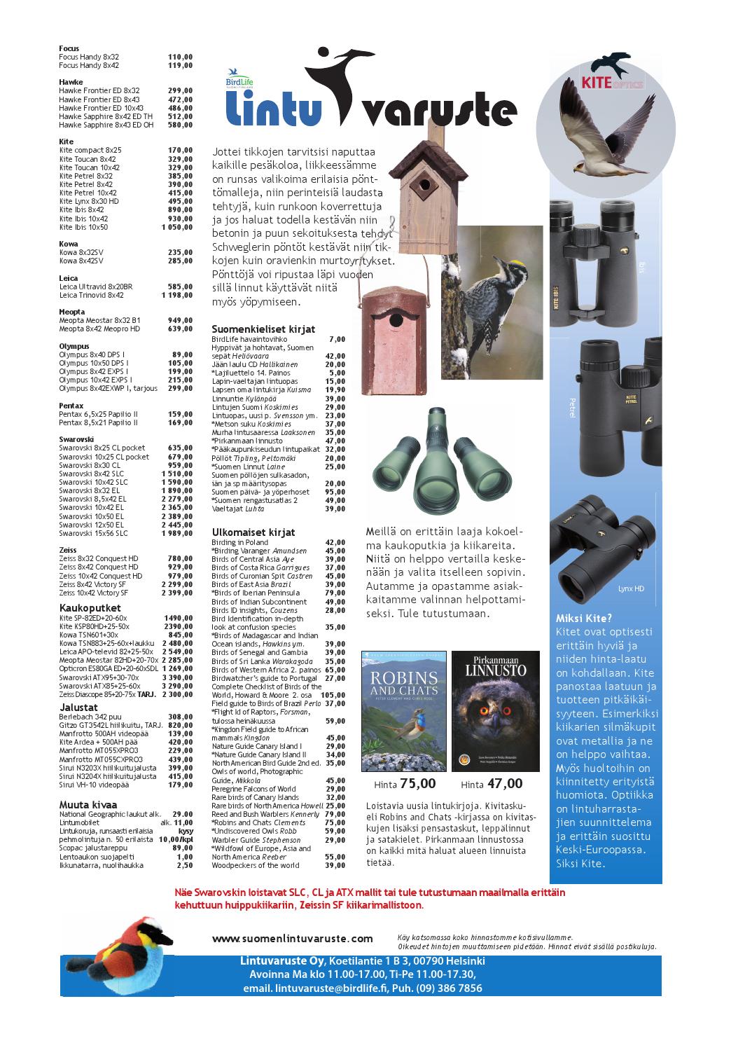 Tiira 2/2016 by BirdLife Suomi - Issuu