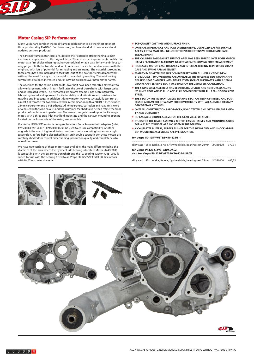 SIP Exclusive Parts Catalogue 2016 by SIP Scootershop GmbH - Issuu