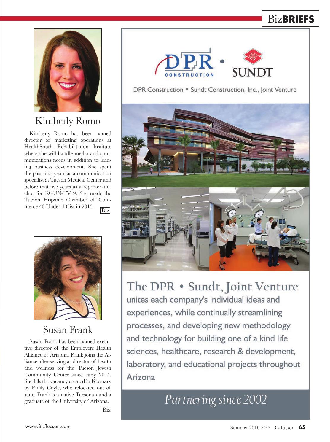 BizTucson Summer 2016 issue by BizTucson Magazine - Issuu