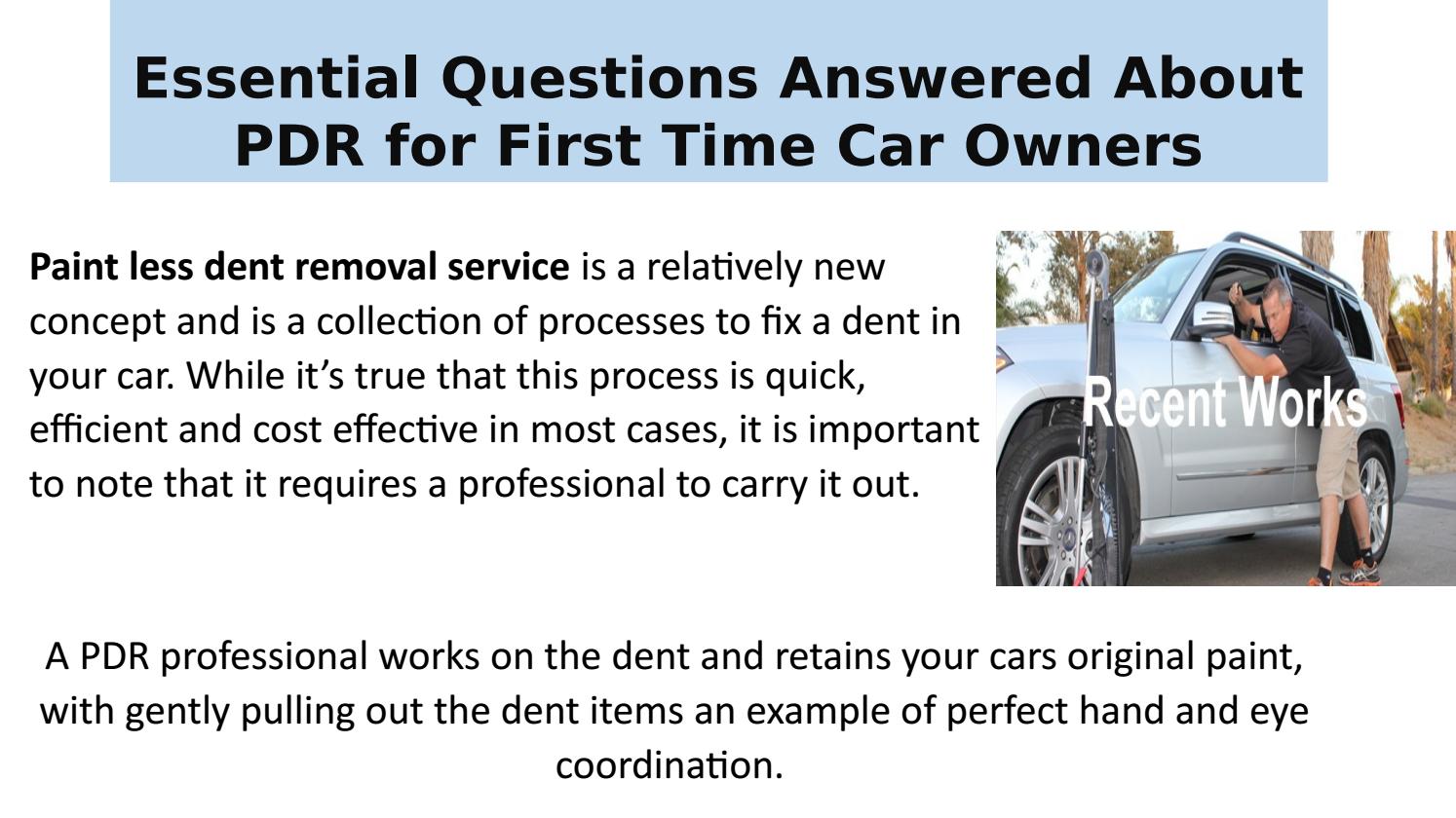 Essential Questions Answered About PDR for First Time. by PDROne - Issuu