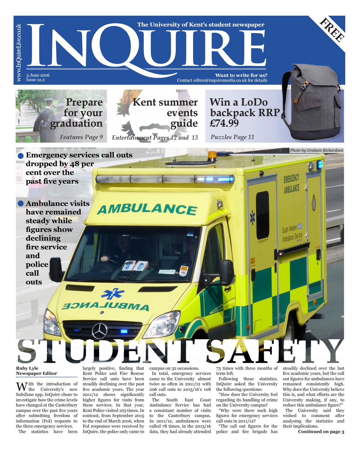 InQuire Issue 12.2 by InQuire Media - Issuu