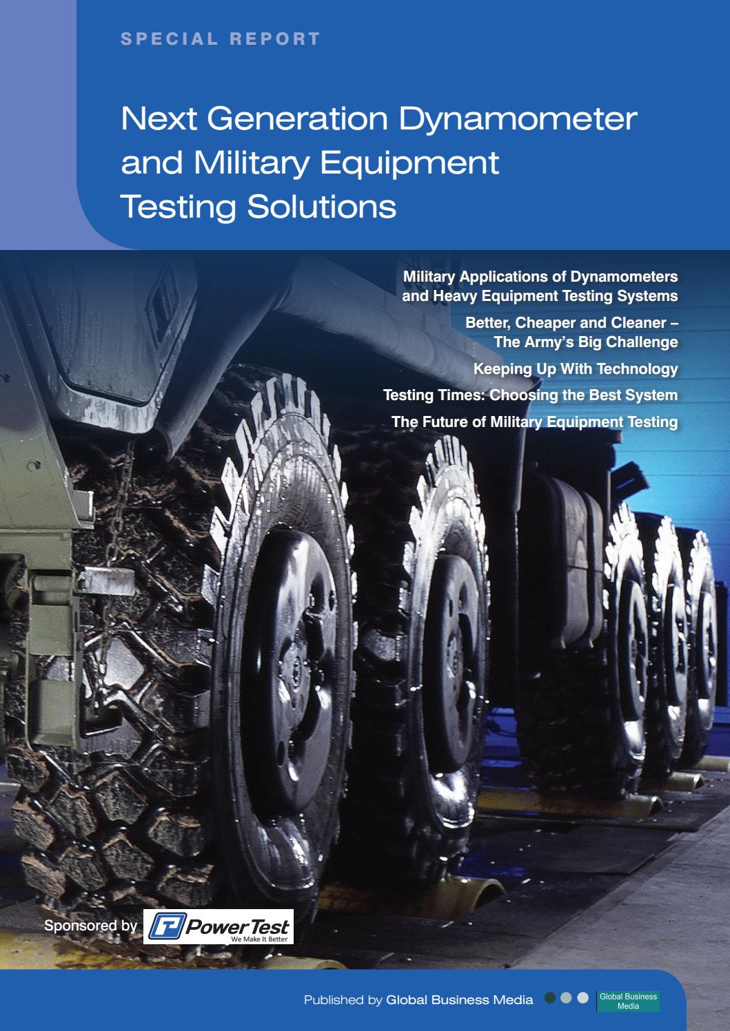 Defence Industry Reports – Next Generation Dynamometer & Military ...