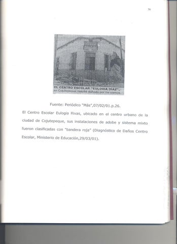 DIAGNOSTICO DE LA SITUACIÓN DE LOS CENTROS ESCOLARES ANITA ALVARADO Y ...