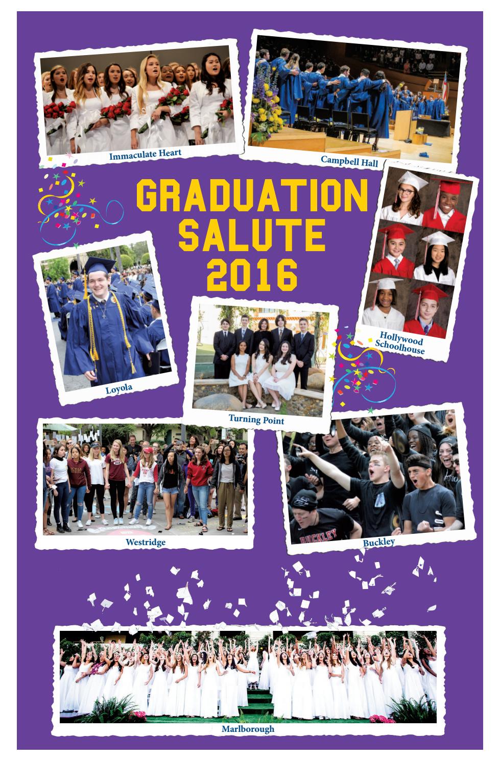 LC Graduate Salute 06 2016 by Larchmont Chronicle - Issuu