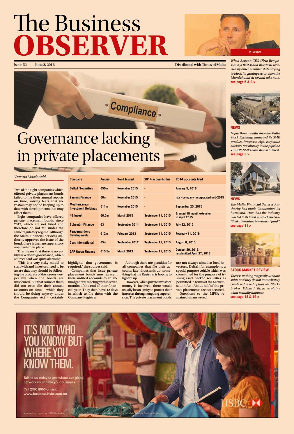 The Business Observer Newspaper 2nd June Issue by Content House Group ...