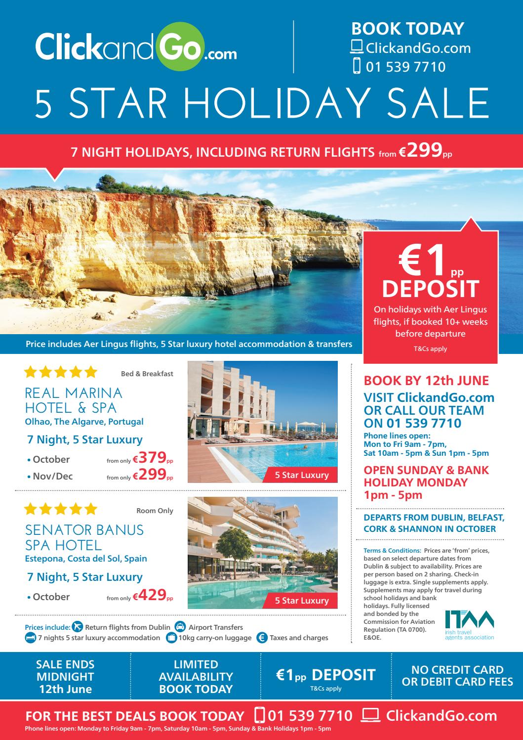 ClickandGo.com June Bank Holiday Sale by Click&Go Holidays - Issuu