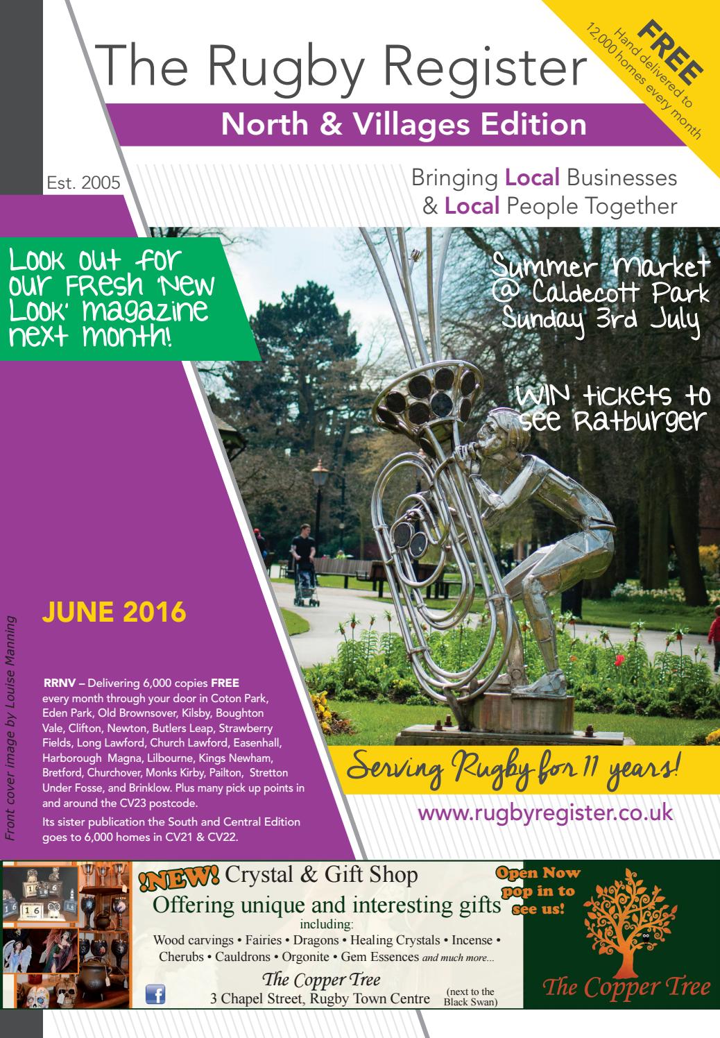 Rugby Register North & Villages - June 2016 by RUGBY REGISTER - Issuu