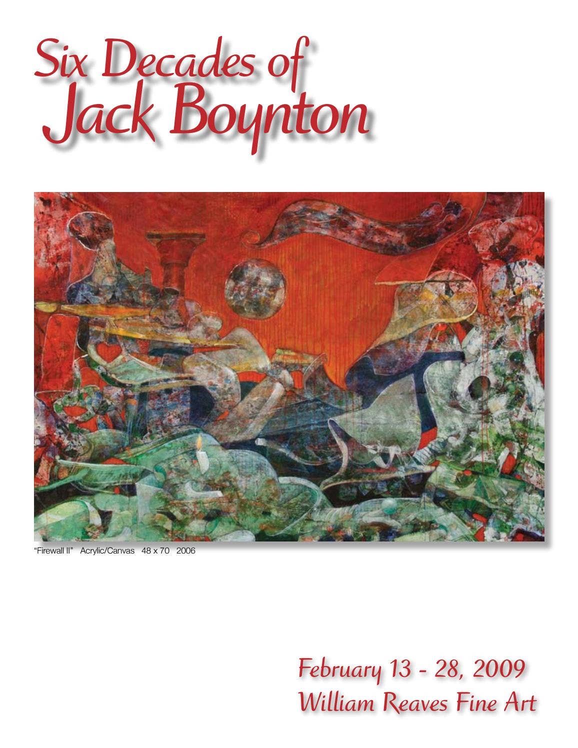 Six Decades of Jack Boynton by Foltz Fine Art - Issuu