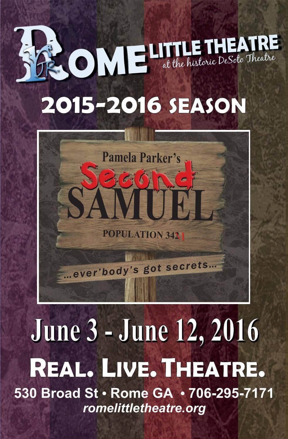 Second Samuel program by Rome LittleTheatre - Issuu