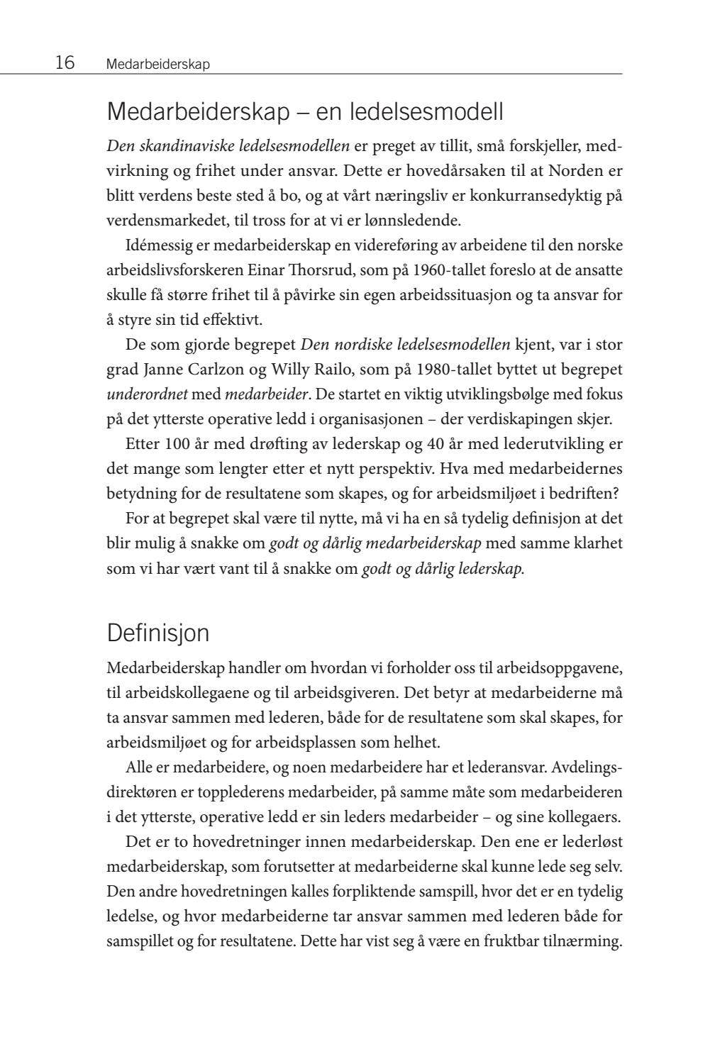 Medarbeiderskap by Universitetsforlaget - Issuu