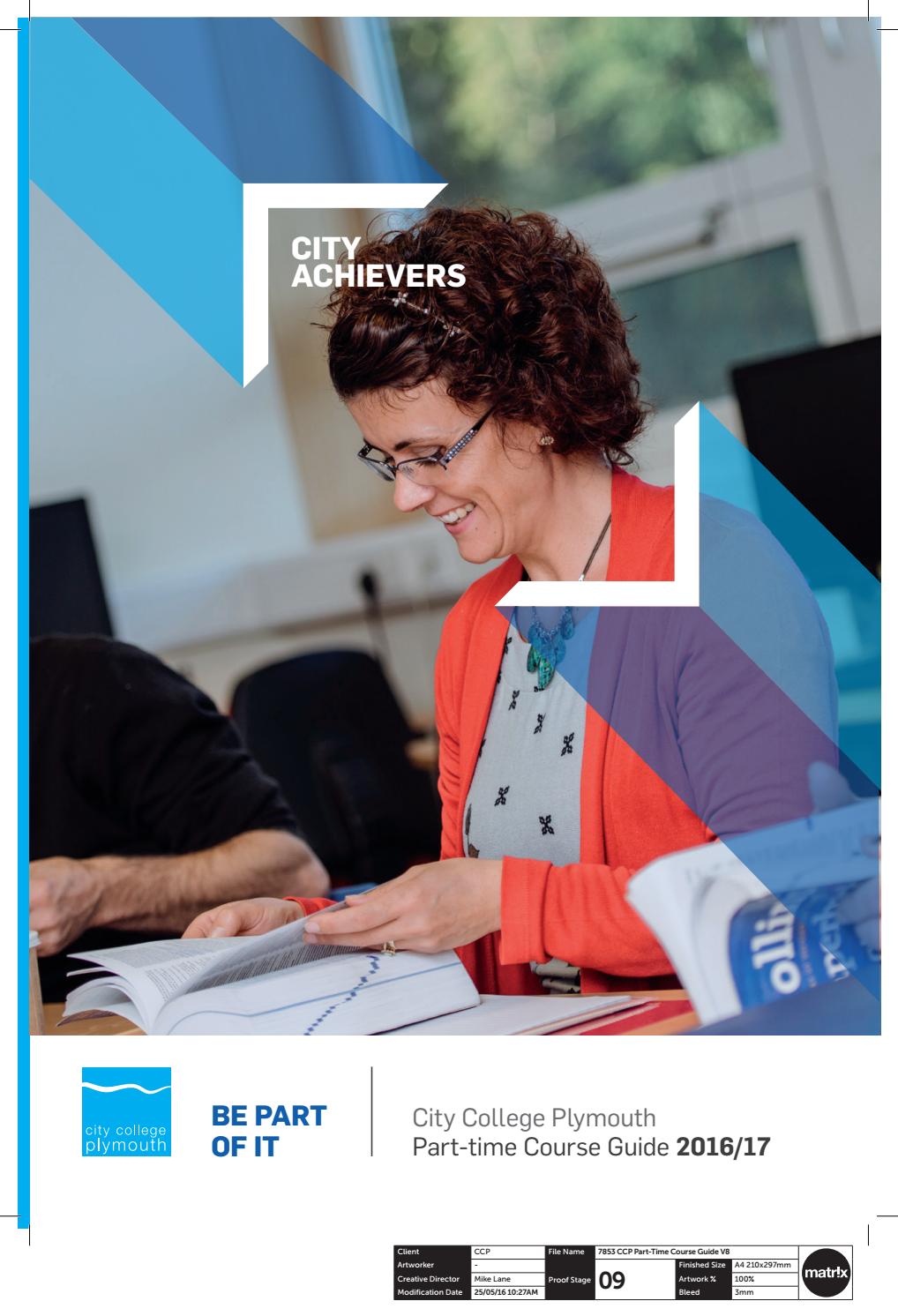 Part-time Course Guide 2016/17 by City College Plymouth - Issuu