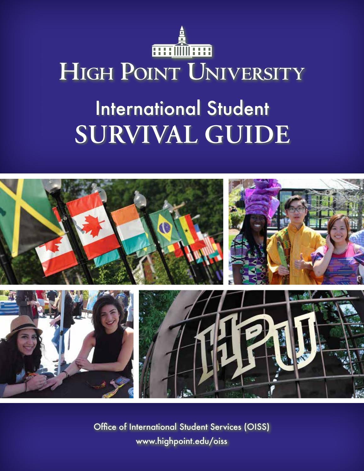 International Student Survival Guide 2016-2017 by High Point University ...