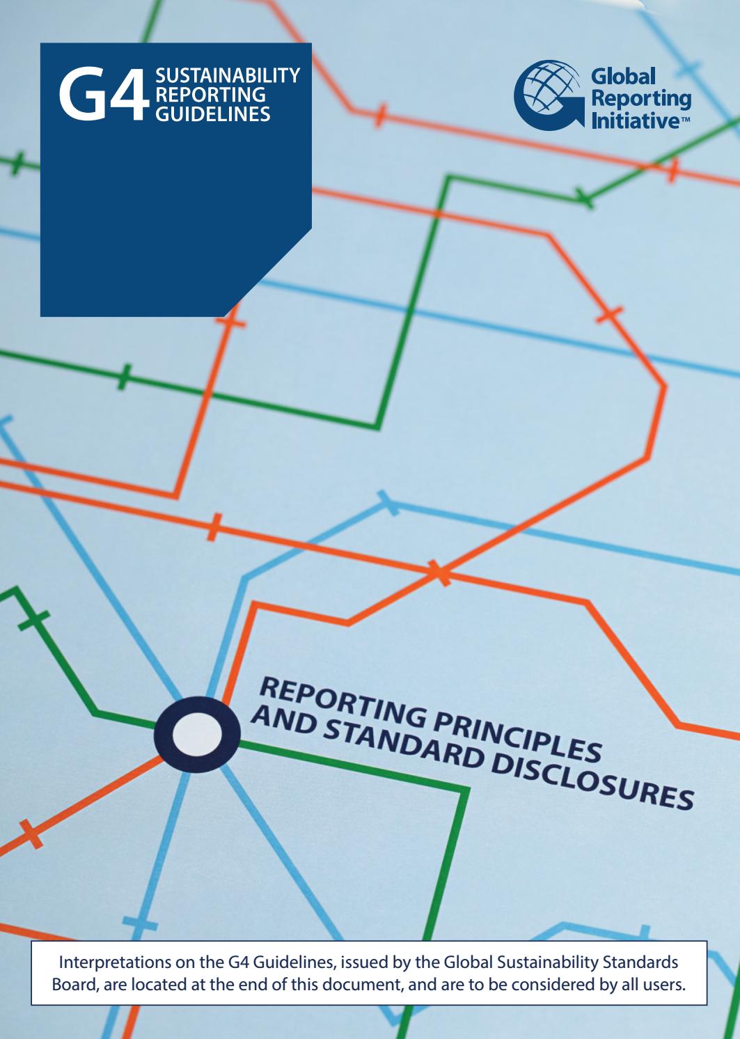 GRI Reporting Principles and Standard Disclosures by Rodrigo Velasquez ...