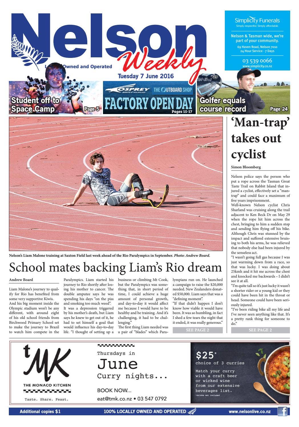 June 7 2016 nelson weekly 32pgs web by Top South Media - Issuu
