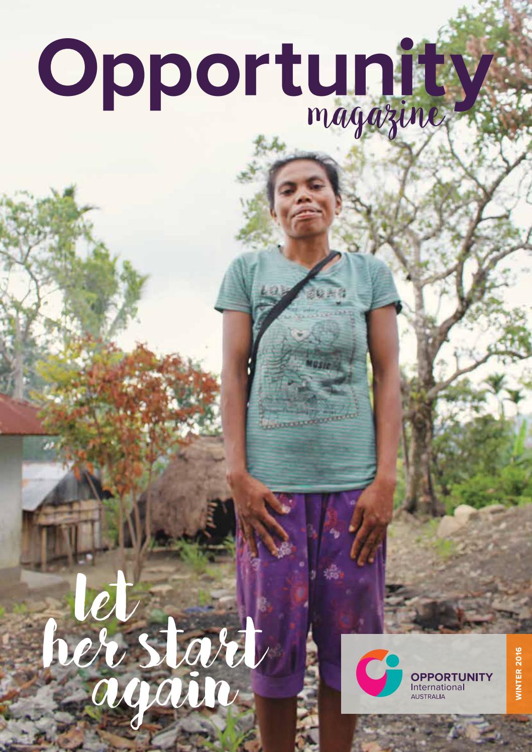 Opportunity Magazine Winter 2016 by Opportunity International - Issuu