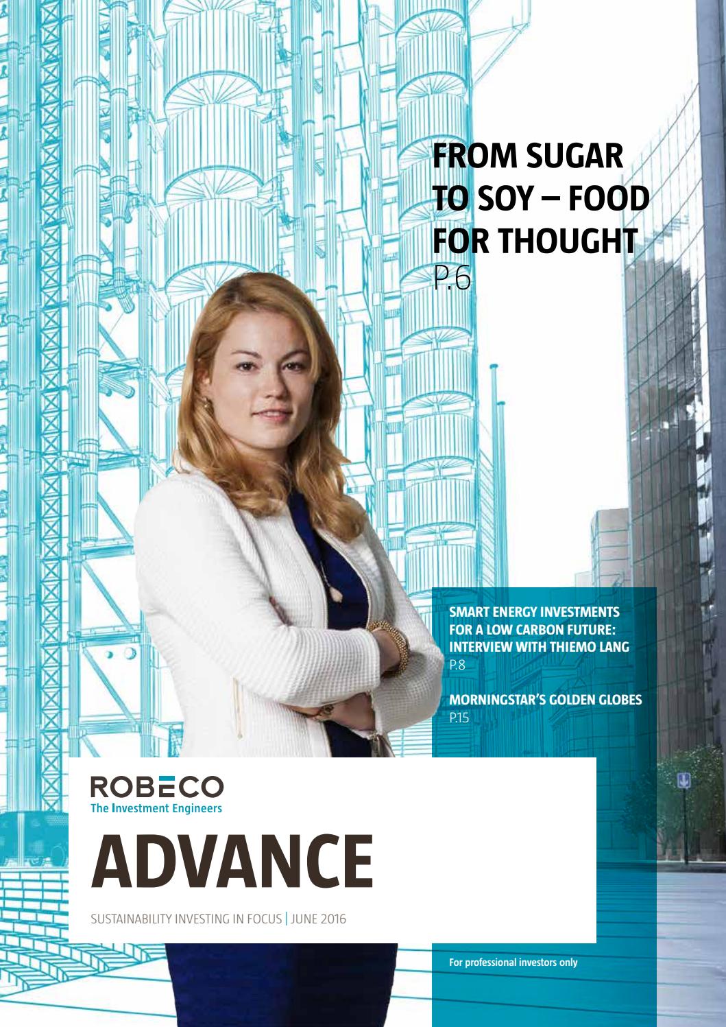 Advance Magazine June 2016 by Robeco - Issuu