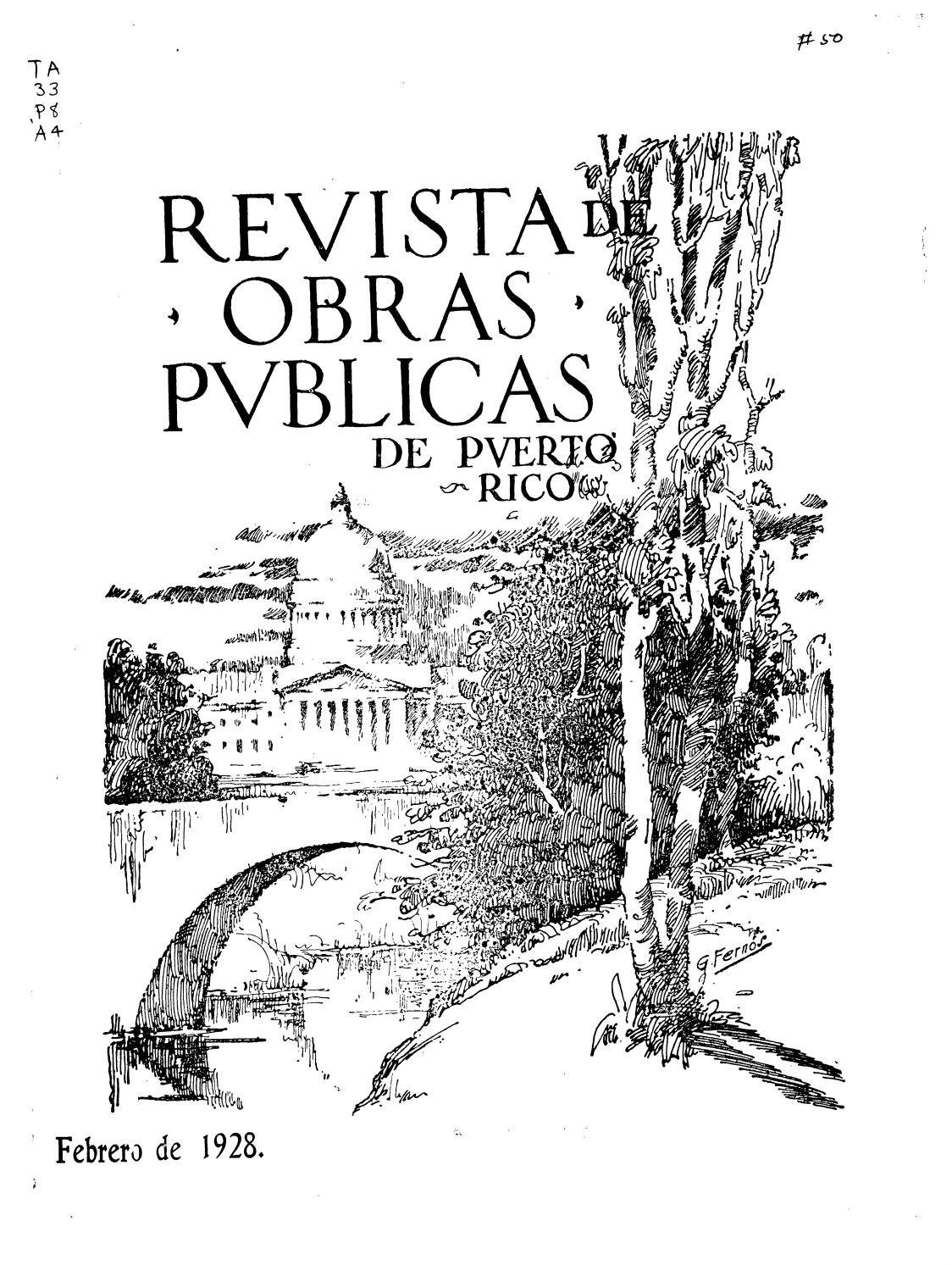 Revista de Obras Públicas de Puerto Rico by La Colección Puertorriqueña ...