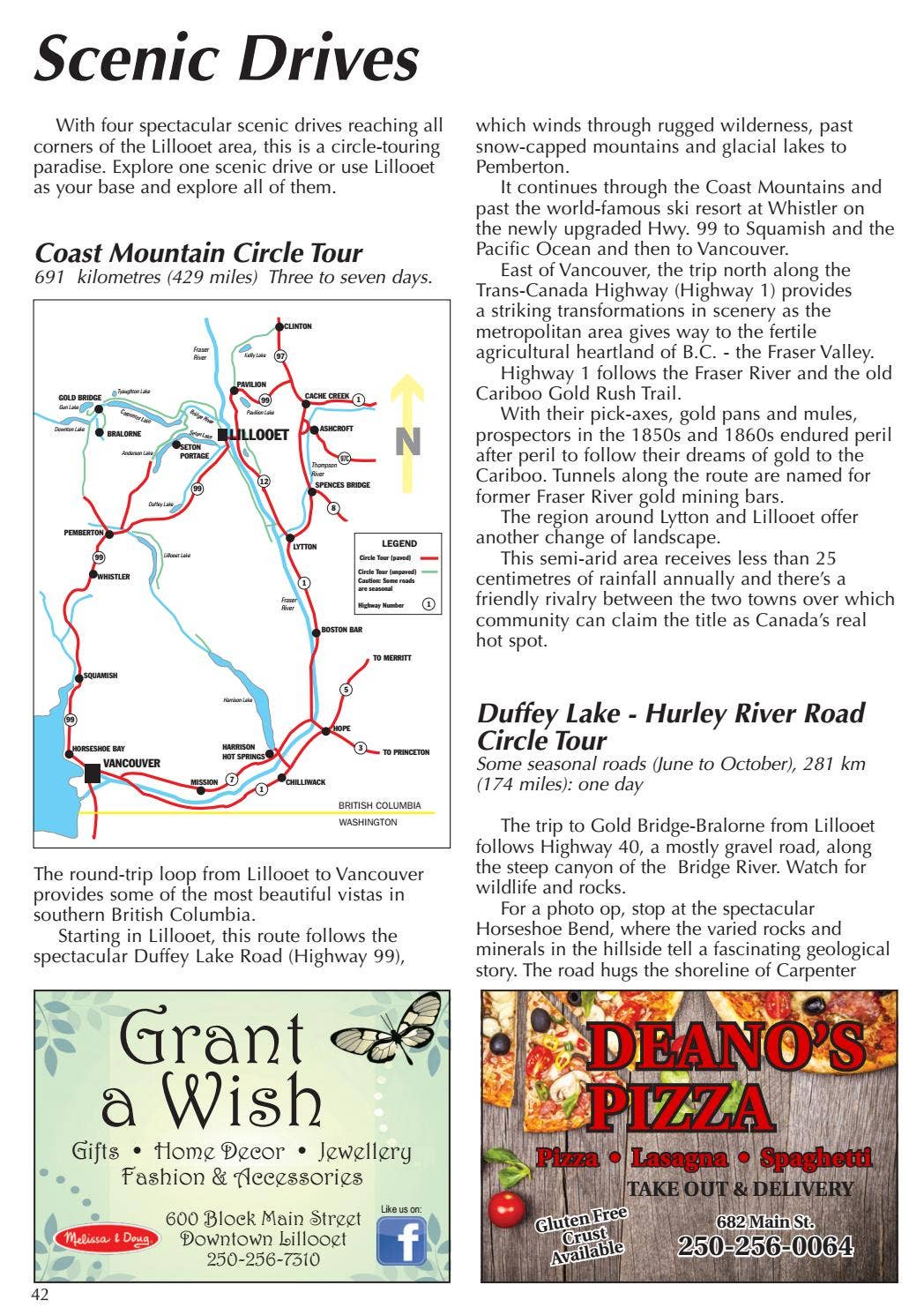 2016 Lillooet Visitors Guide by Bridge River-Lillooet News - Issuu