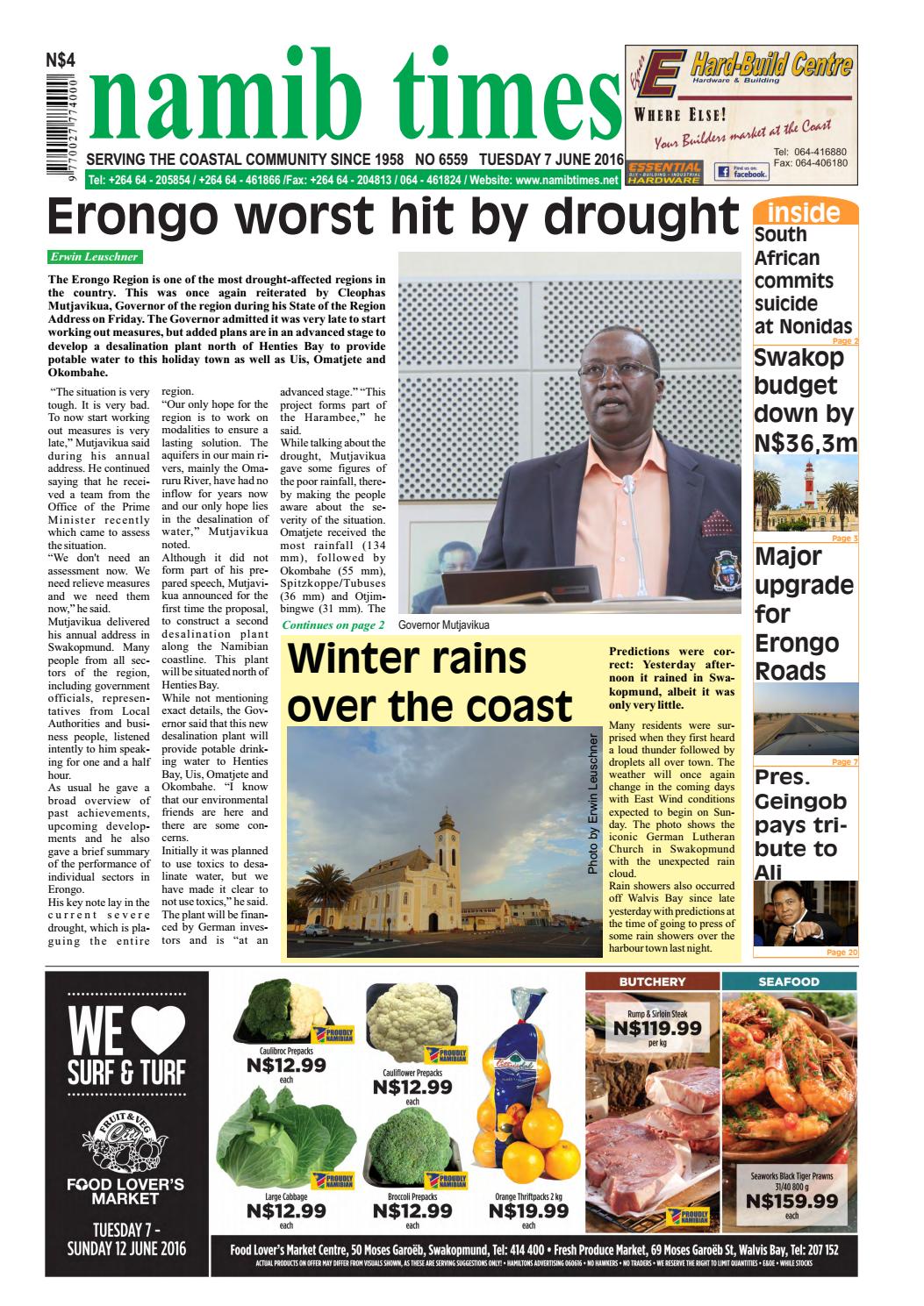 07 june namib times e edition by Namib Times Virtual - Issuu