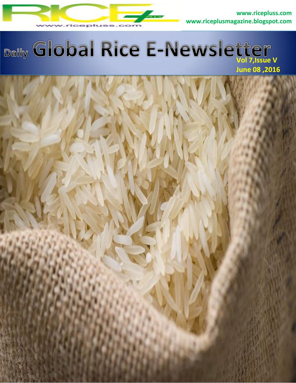 8th june ,2016 daily global,regional & local rice enewsletter by ...
