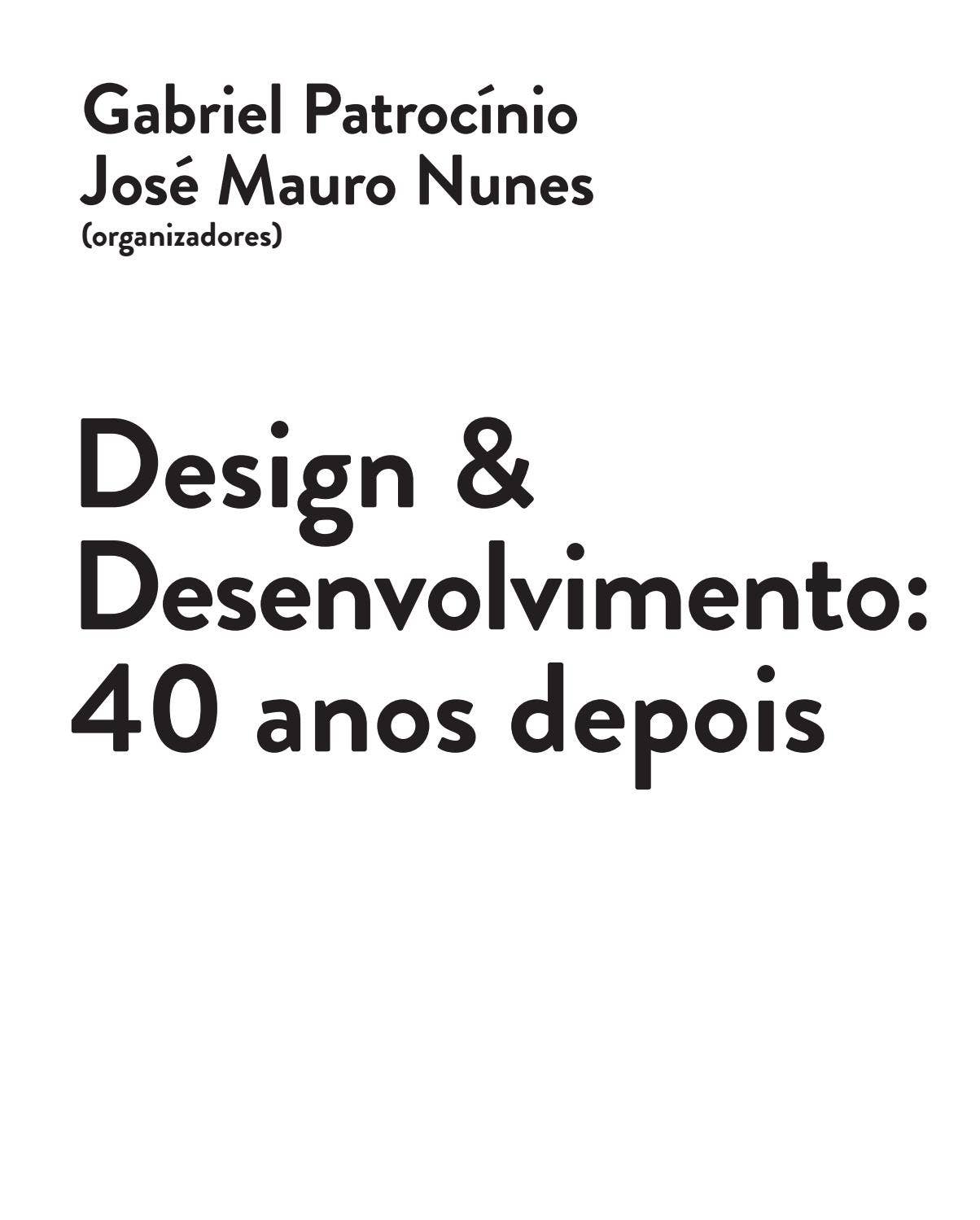 PATROCINIO-Design e Desenvolvimento-Amostra by Editora Blucher - Issuu