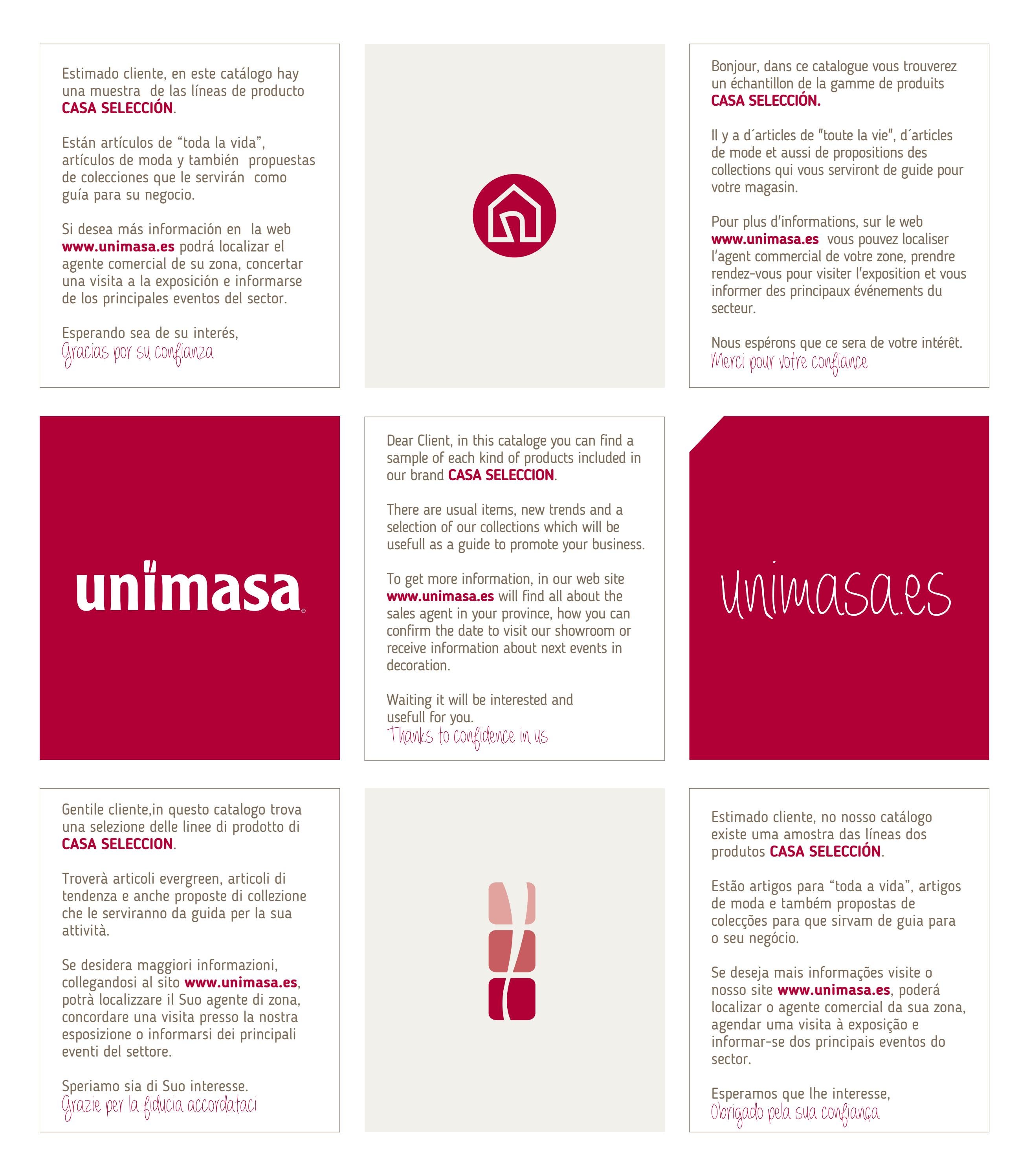 Catálogo Unimasa-Casa Selección 2016 by Grupo Juinsa - Issuu