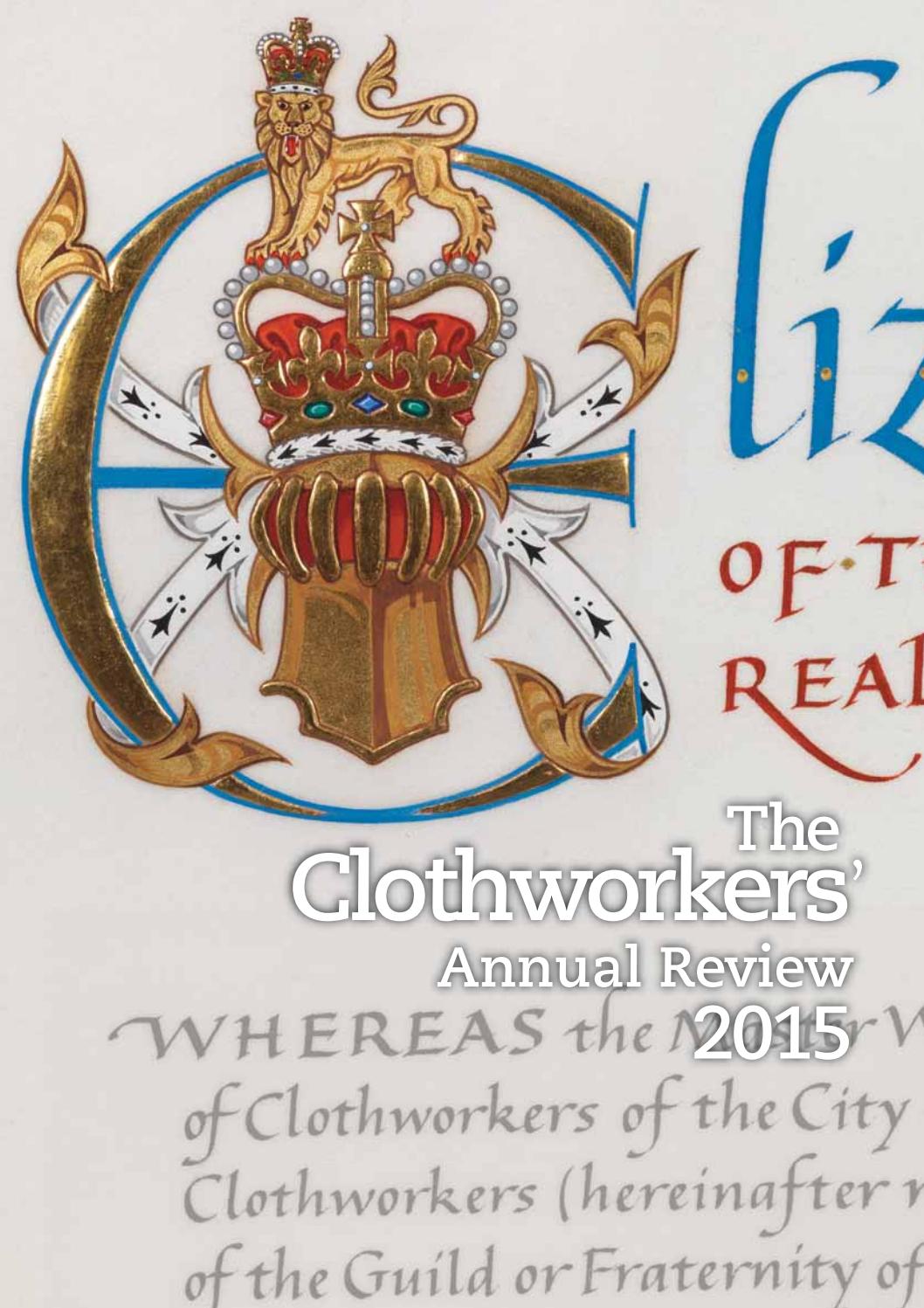 The Clothworkers' Company Annual Review 2015 by The Clothworkers ...
