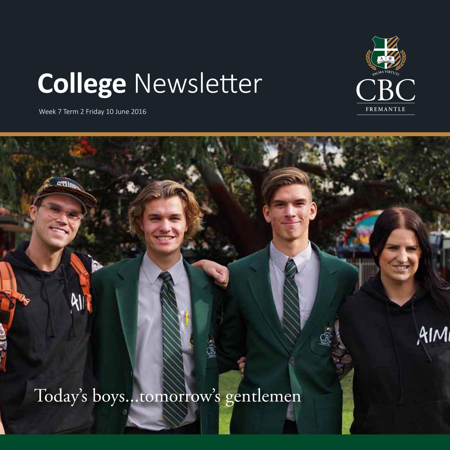 CBC Fremantle College Newsletter Week 7 Term 2 2016 by CBC Fremantle ...