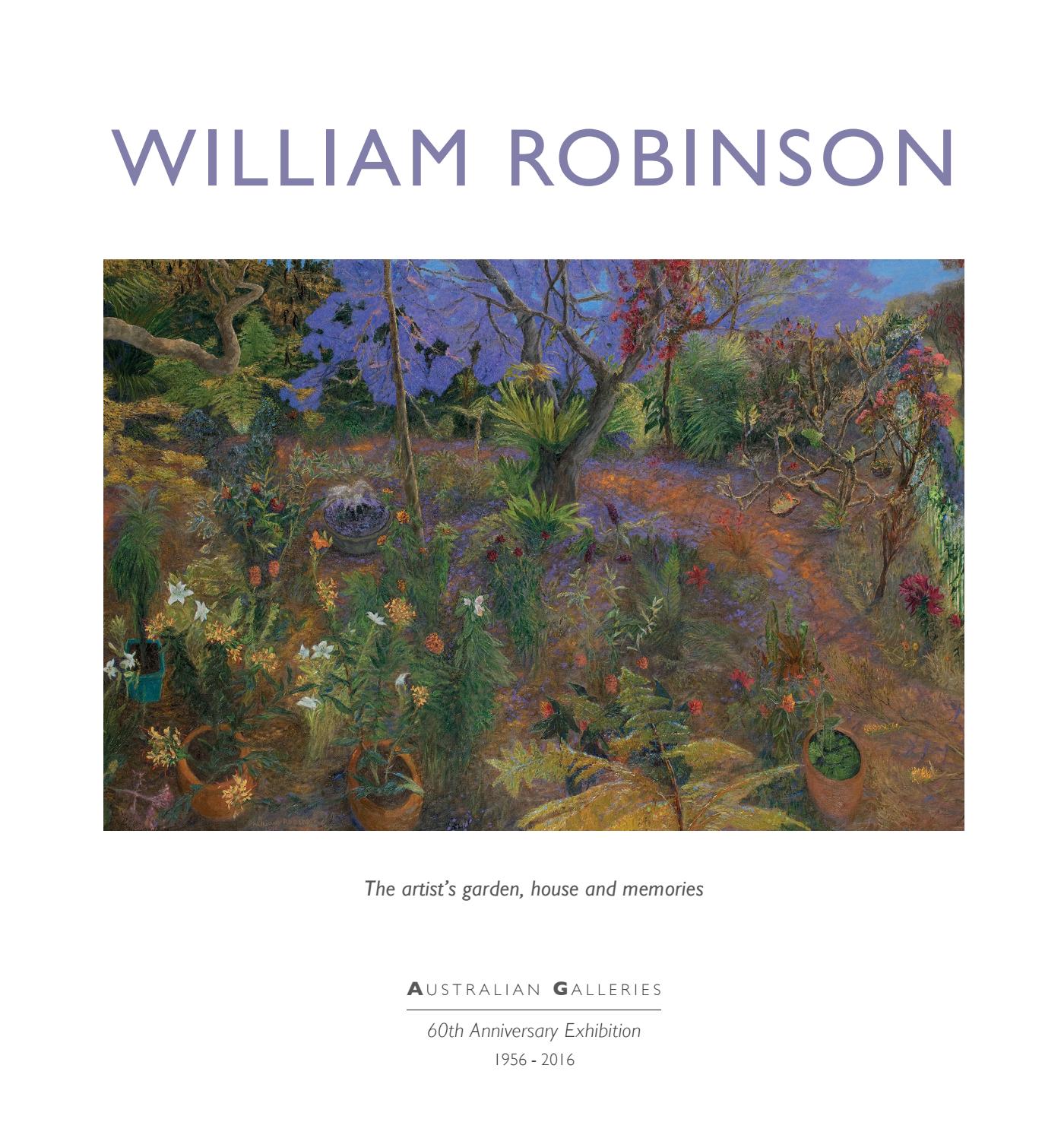 William Robinson 2016 by Australian Galleries - Issuu