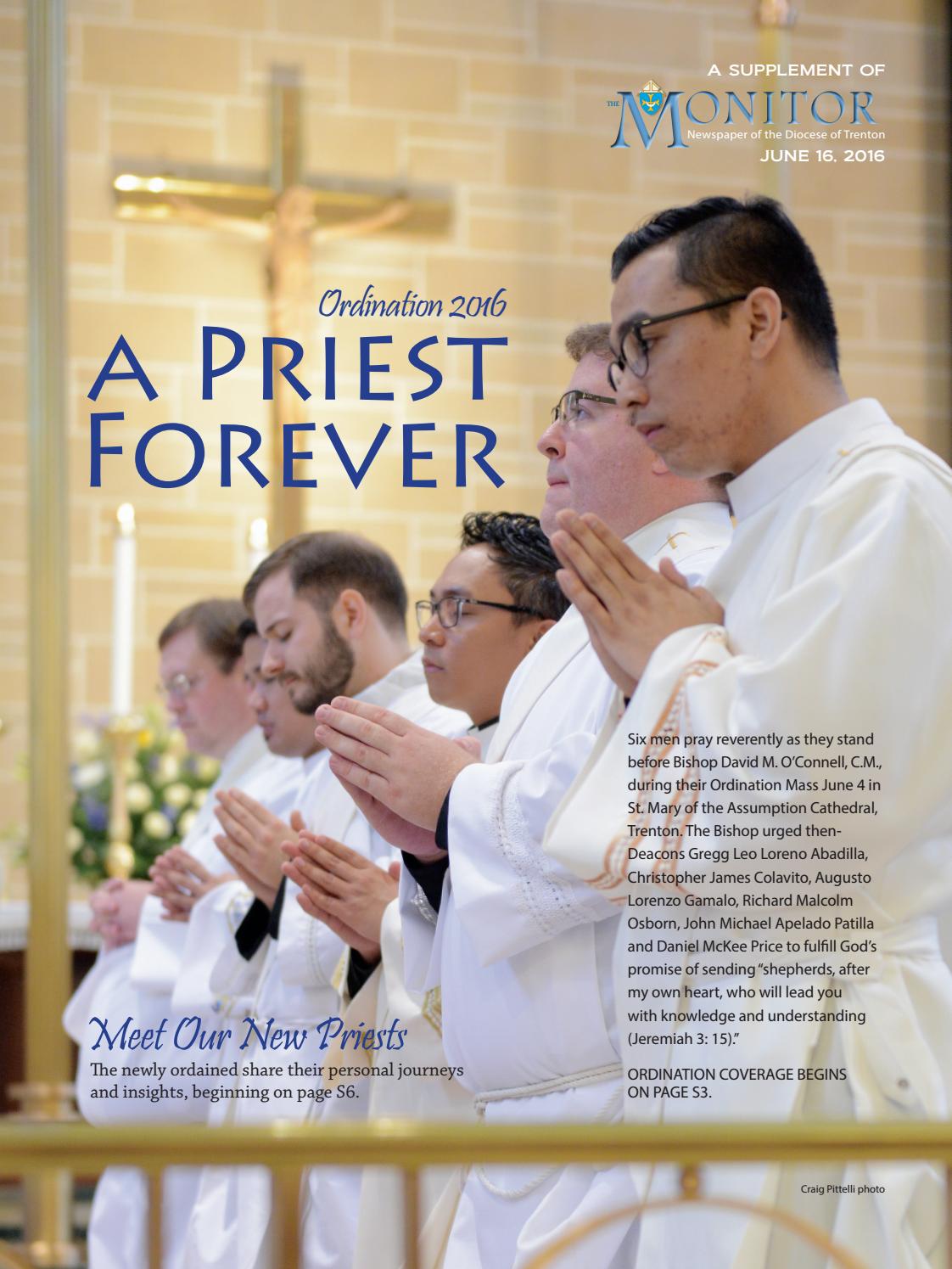 A Priest Forever: Ordination 2016 by Diocese of Trenton - Issuu