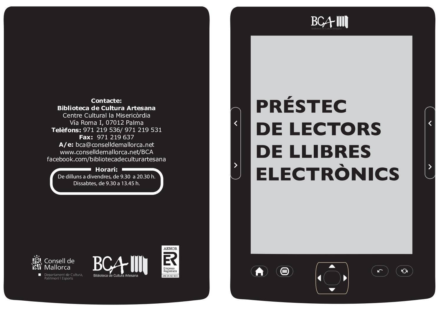 Fullet préstec e readers bca by Biblioteca de Cultura Artesana - Issuu