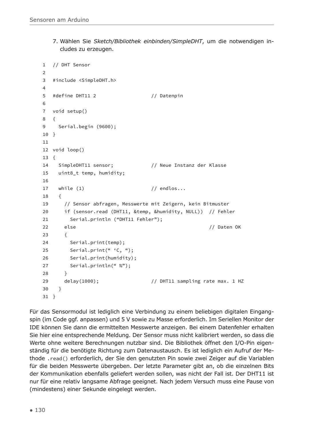 Sensoren am Arduino (Leseprobe) by Elektor - Issuu