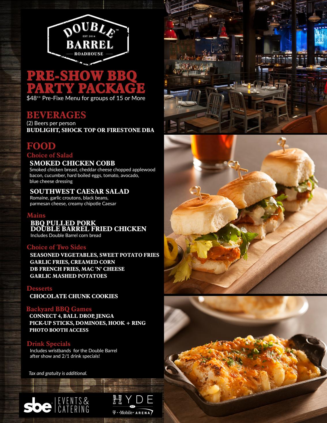 Double Barrel Roadhouse Events Menu by sbe_ - Issuu