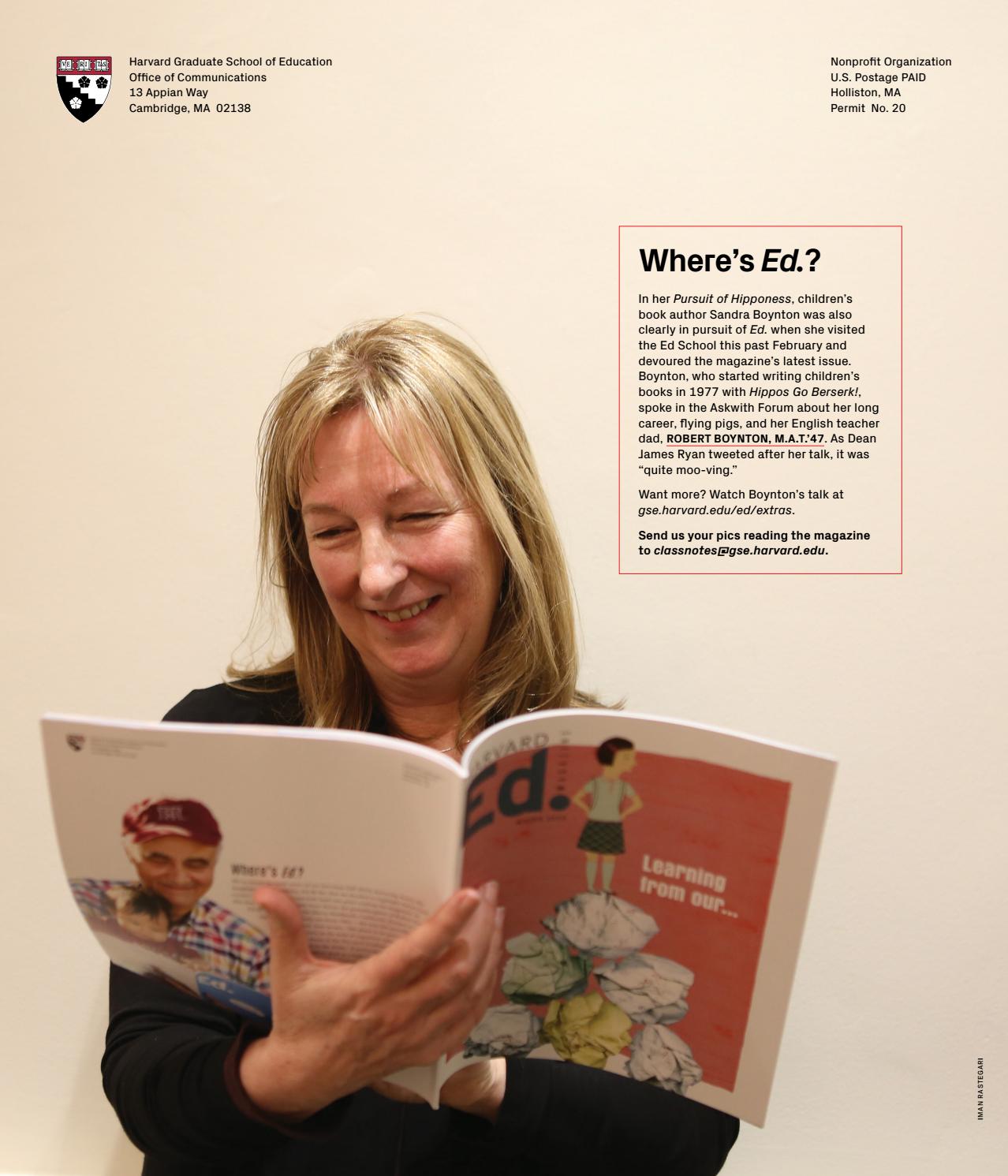 Harvard Ed. Magazine, Summer 2016 by Harvard Graduate School of ...