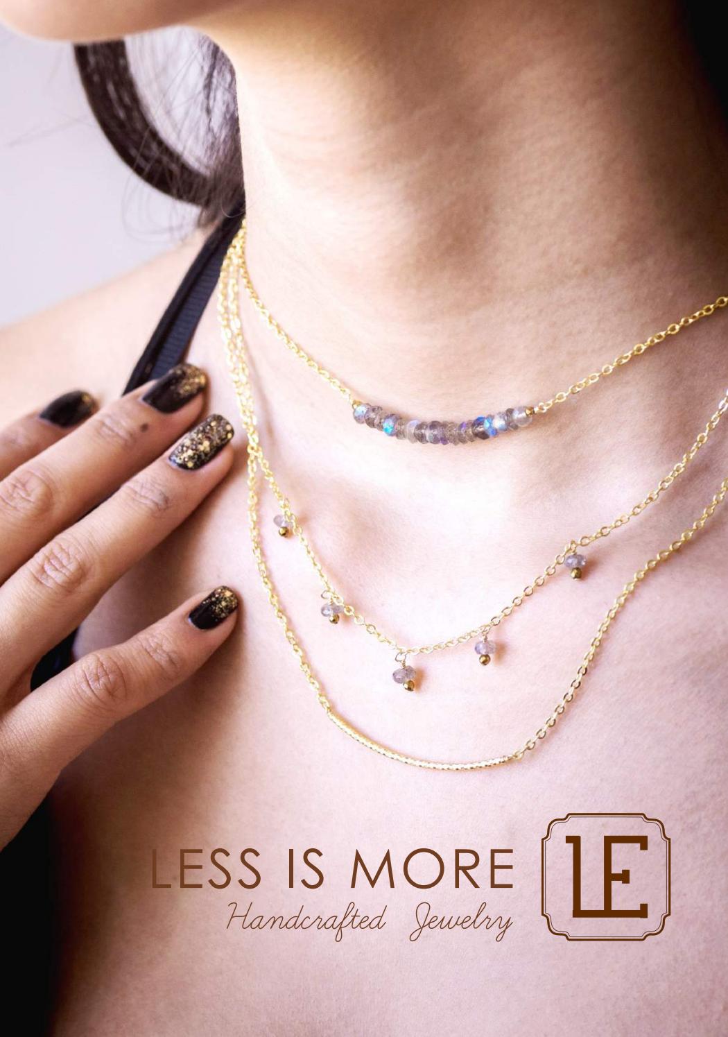 Less is More Fall 2016 Linesheet by Less is morE Jewelry - Issuu