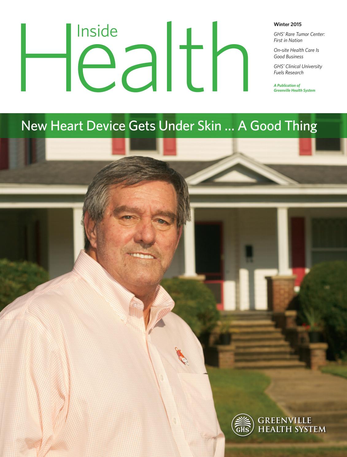 GHS Inside Health Magazine Winter 2015 by Prisma Health - Issuu