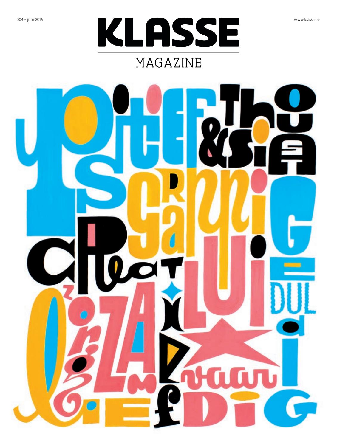 Klasse Magazine 004 by klasse.be - Issuu